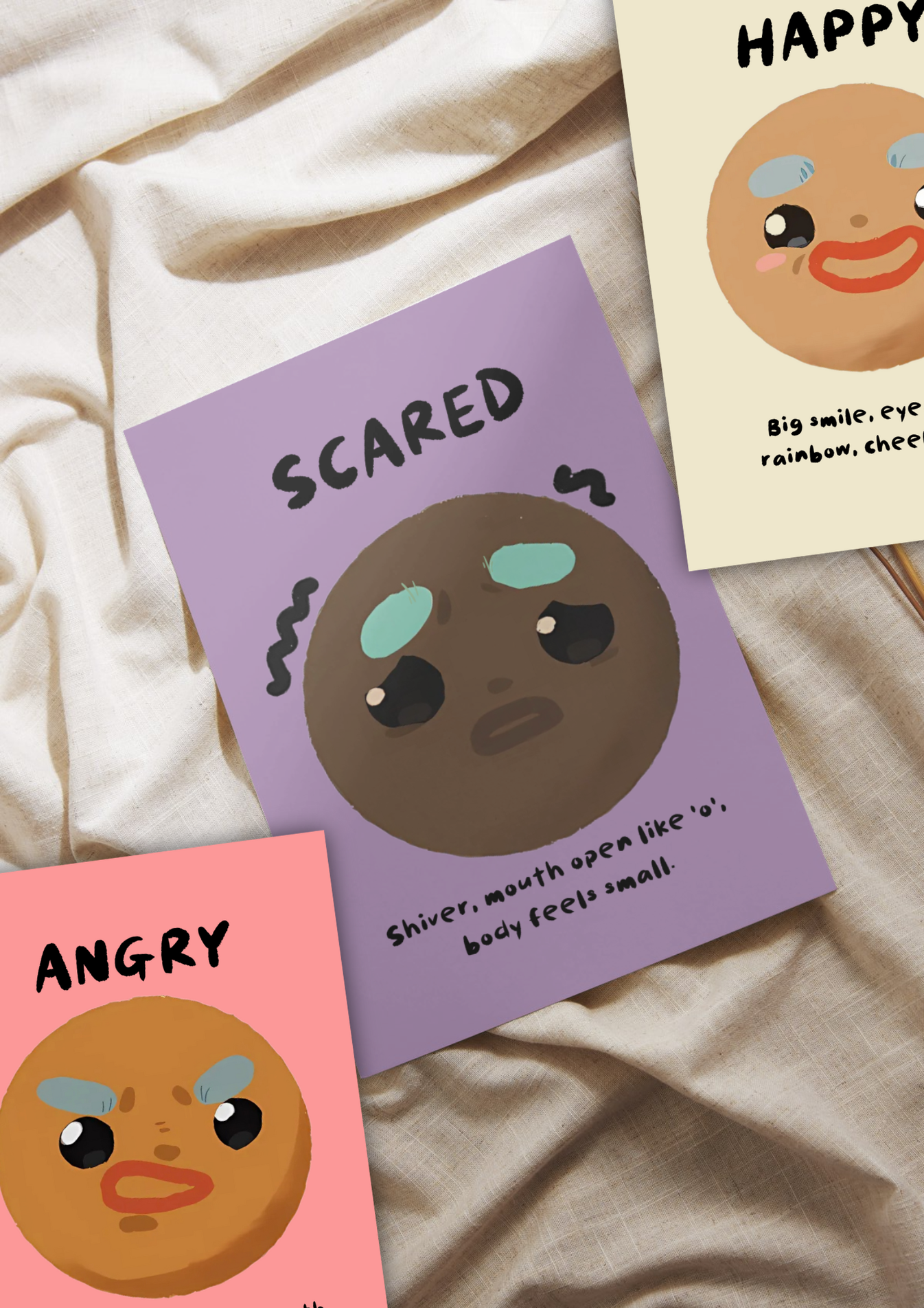 PRINTABLE Gingerbread Emotions Flashcards – The Gingerbread Pan